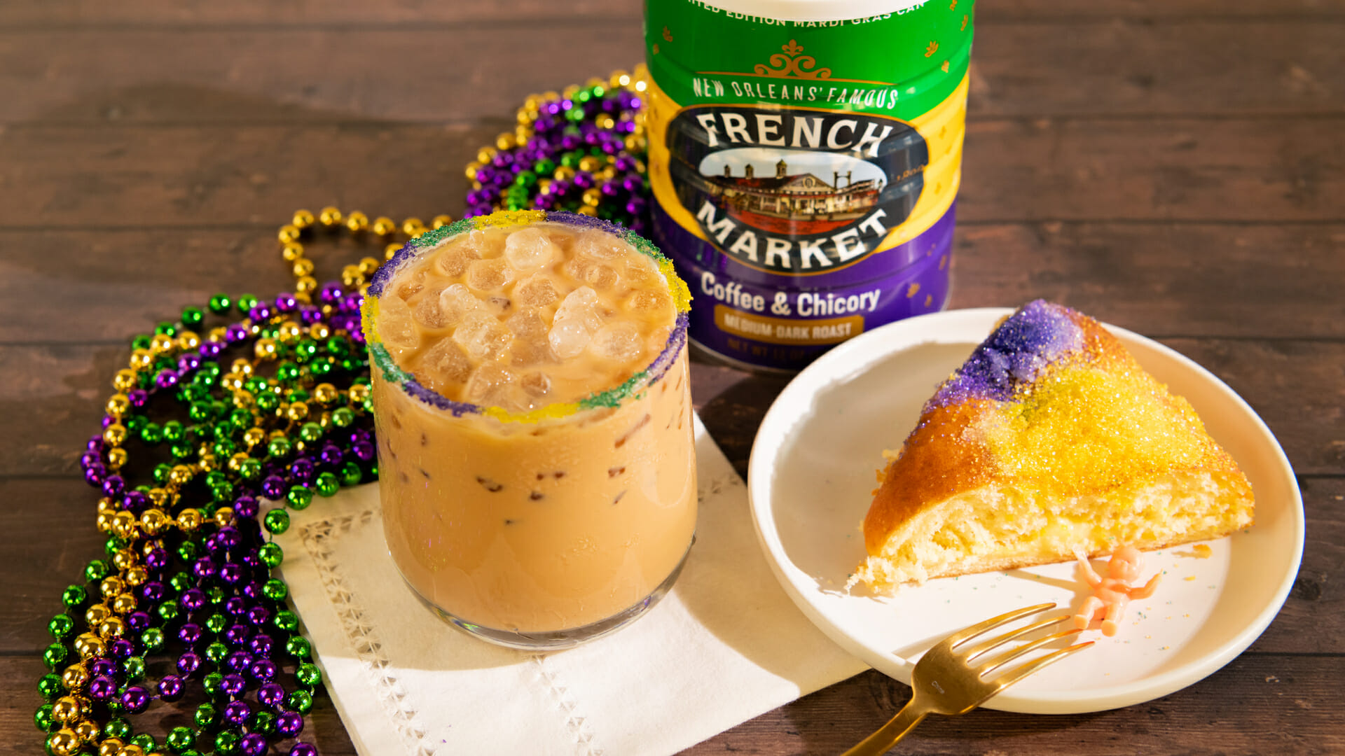 Cold Brew King Cake Cocktail - French Market Coffee